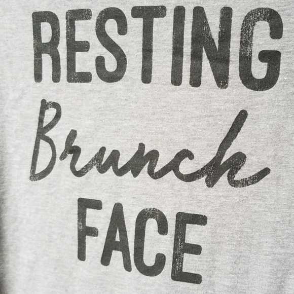 Big Bend | Tops | New Last 2 Resting Brunch Face Tshirt | Poshmark